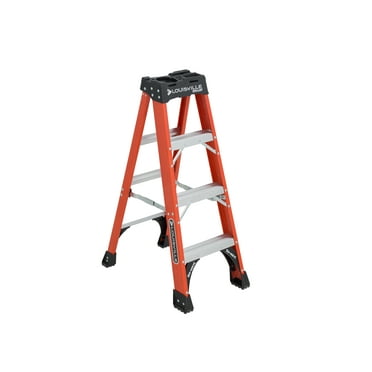 Louisville, 4-foot Fiberglass Step Ladder, 300 Pound Duty Rating ...