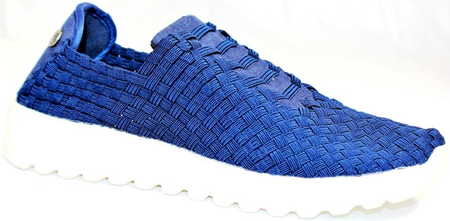 Bernie Mev's Womens Zip Vivaldi Slip On Shoes - Navy | Walmart Canada