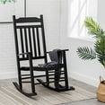 B&Z KD-30B Adult's Classic Wooden Rocking Chair, Porch Rocker for ...