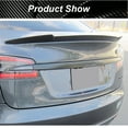 Model S Carbon Fiber Rear Trunk Spoiler For Tesla Model S 2012-2022 ...