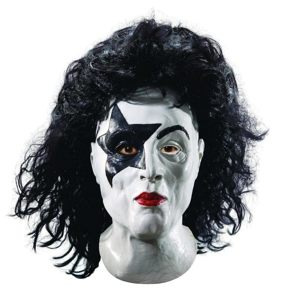 KISS Starchild Deluxe Overhead Latex Adult Costume Mask - Walmart.com ...