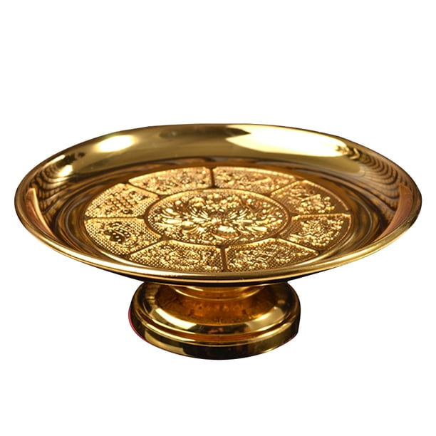 Worship Tribute Fruit Plate Temple Table Fruit Holder Buddhist Supplies ...
