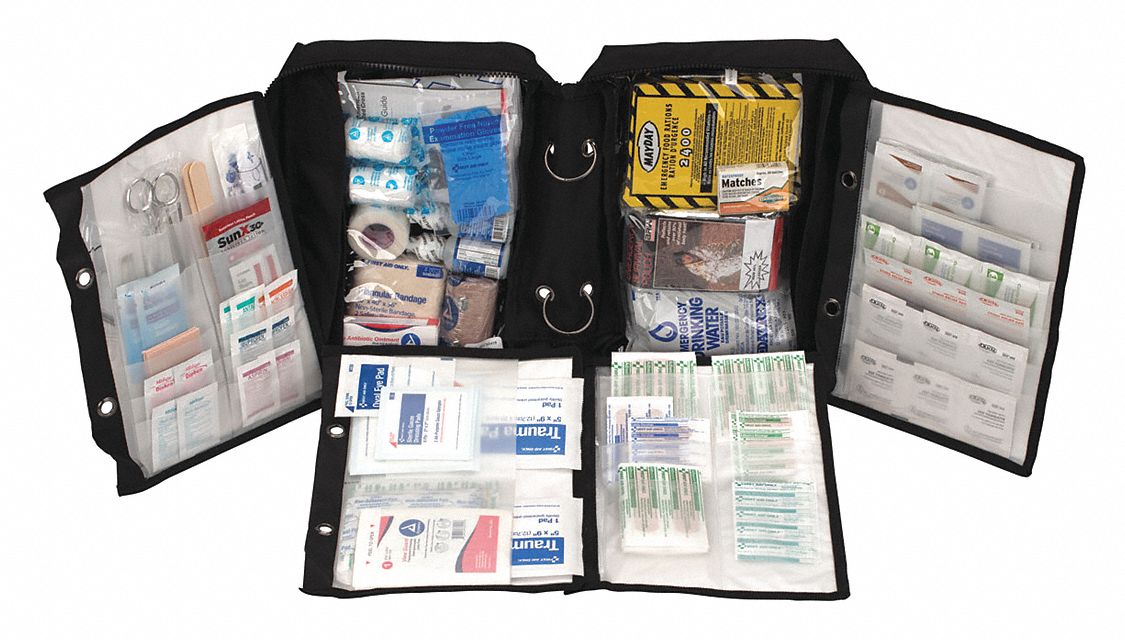 First Aid Only First Aid Survival Kit, Piece,Black FA-462 - Walmart.com