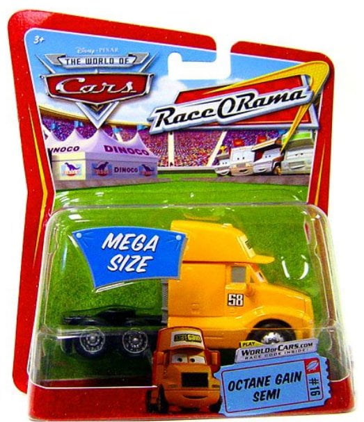Disney Pixar Cars Movie Oversized Vehicle Octane Gain Semi Cab Die Cast ...