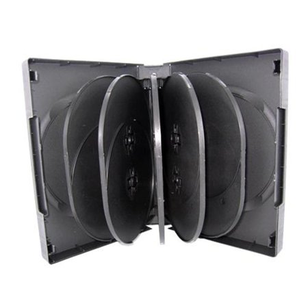 CheckOutStore 25 Black 12 Disc DVD Cases - Walmart.com