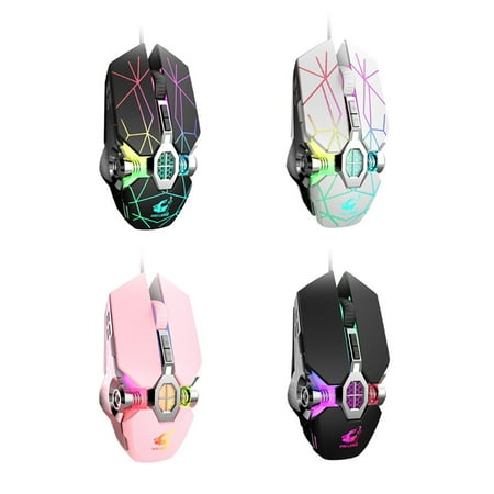 Mechanical Mouse Wired Gaming Computer Mouse Macro Programmable ...