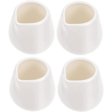 4Pcs Small Ceramic Milk Carton Creamer Small Coffee Milk Cups Creative ...