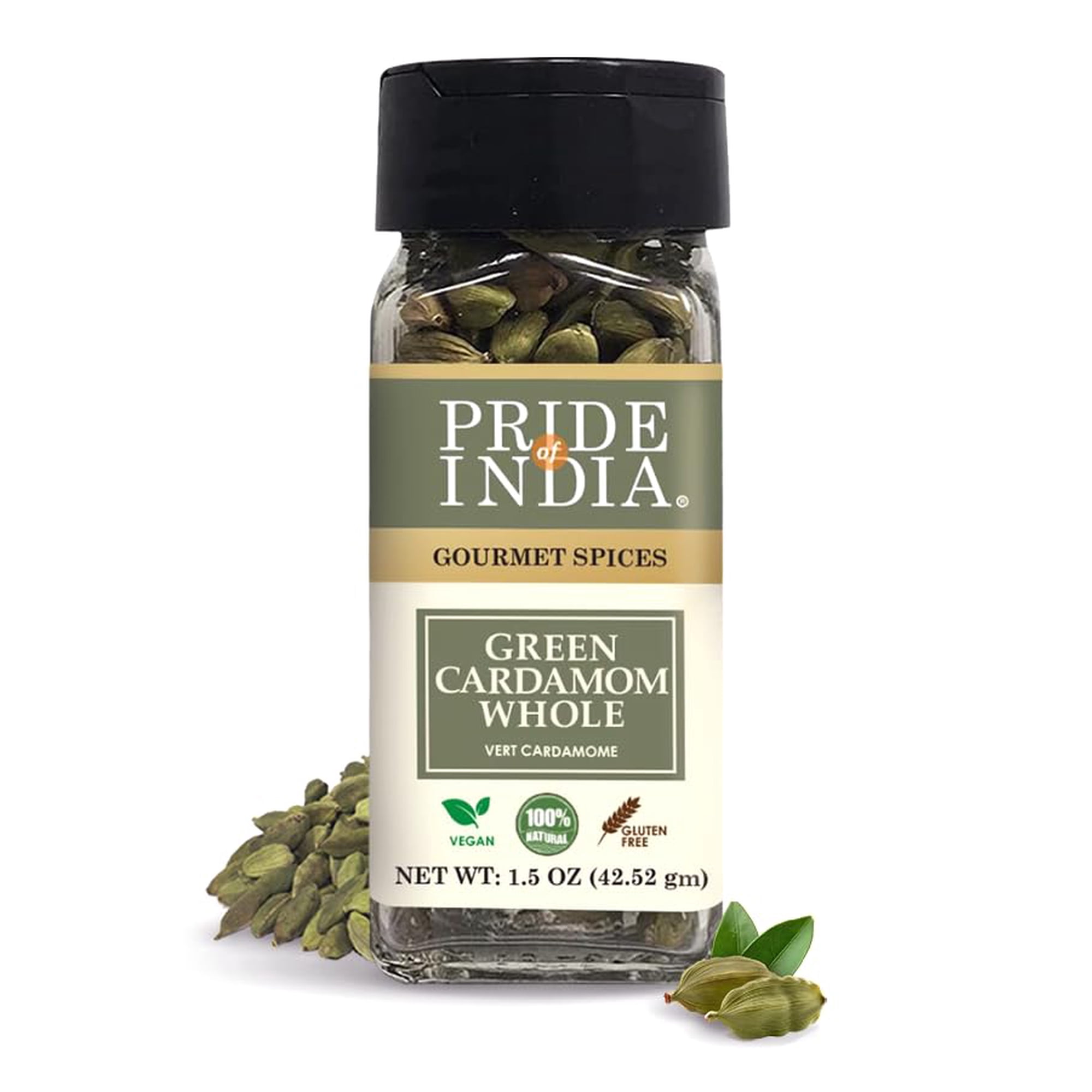 Click here for Pride Of India Green Cardamom Whole 1.5 Oz (43 Gm)... prices