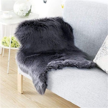 Faux lambskin sheepskin rug (60 x 90 cm) faux lambskin rug, longhair ...