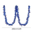 6.6 ft Patriotic Ribbon Garland, 4th of July Decorations Red White Blue ...