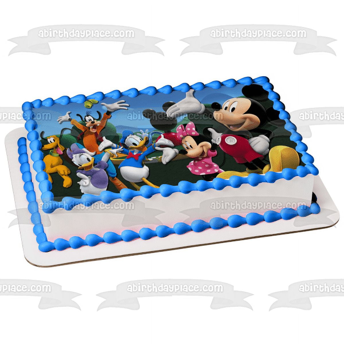 Mickey Mouse Sheet Cake