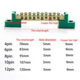 Flame Bar Wiring Row Zero Ground Distribution Box Copper Screw Terminal ...