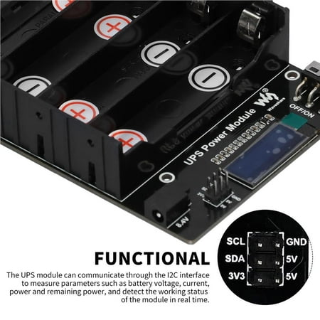 UPS Module for Jetson Nano 18650 Lithium Battery 5V Charging Board ...