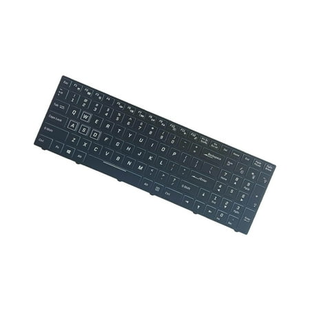 Backlit Laptop Keyboard US RGB Black for Clevo N850 N857HK ...