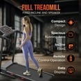 Cardio Flex Foldable Treadmill with Incline, Hand Rails, and Remote ...