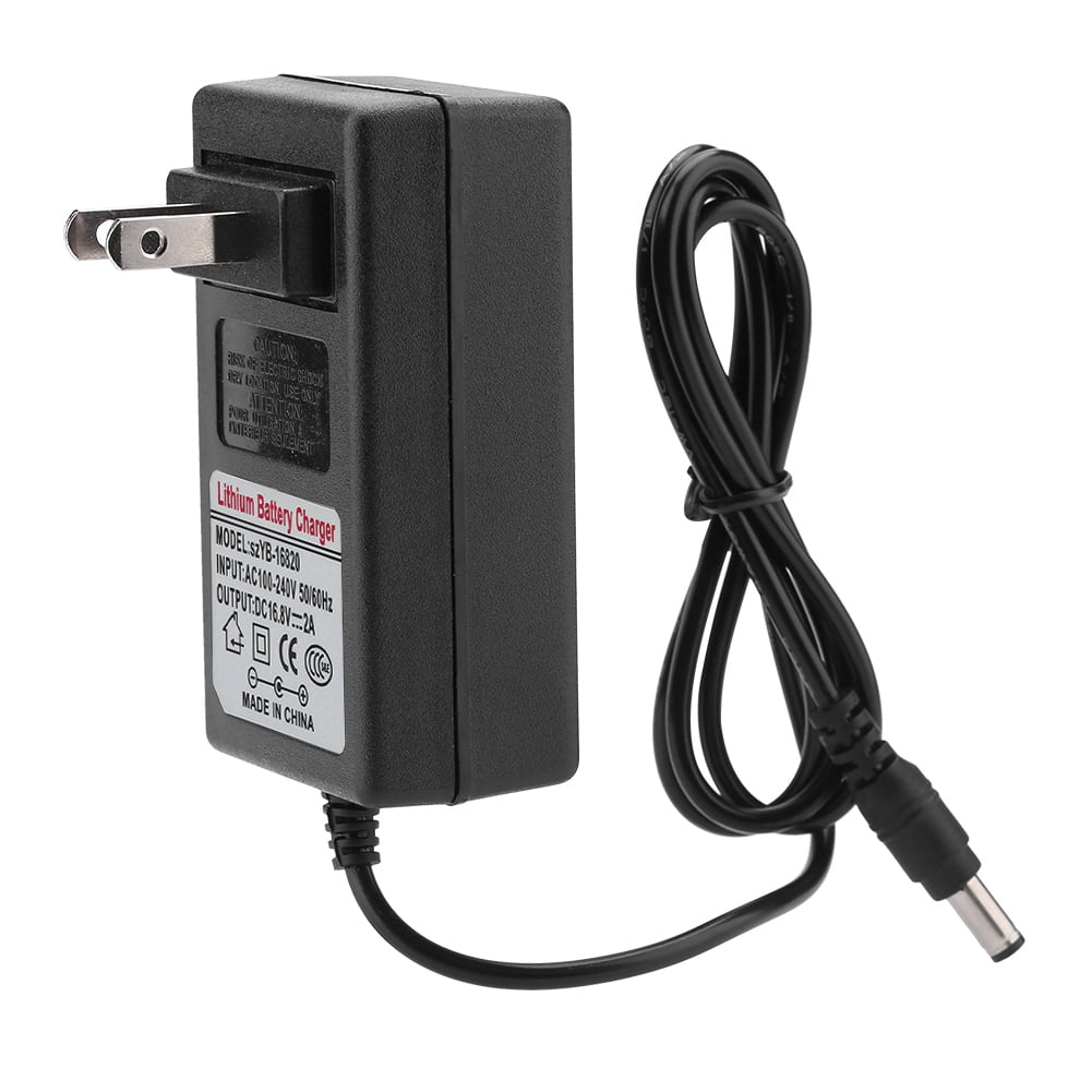 Tyenaza AC100-240V DC 16.8V 2A Replacement Power Adapter Lithium-ion ...