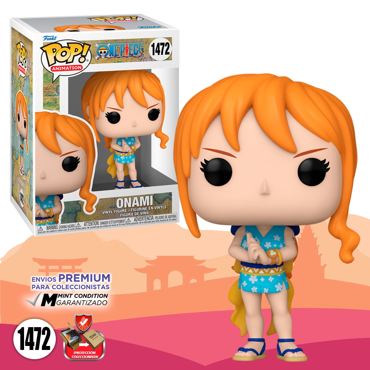 Funko Pop Onami Nami Isla De Wano #1472 One Piece Anime Original ...