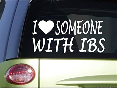I love someone with IBS *H964* 8" Sticker decal Cure Irritable bowel ...
