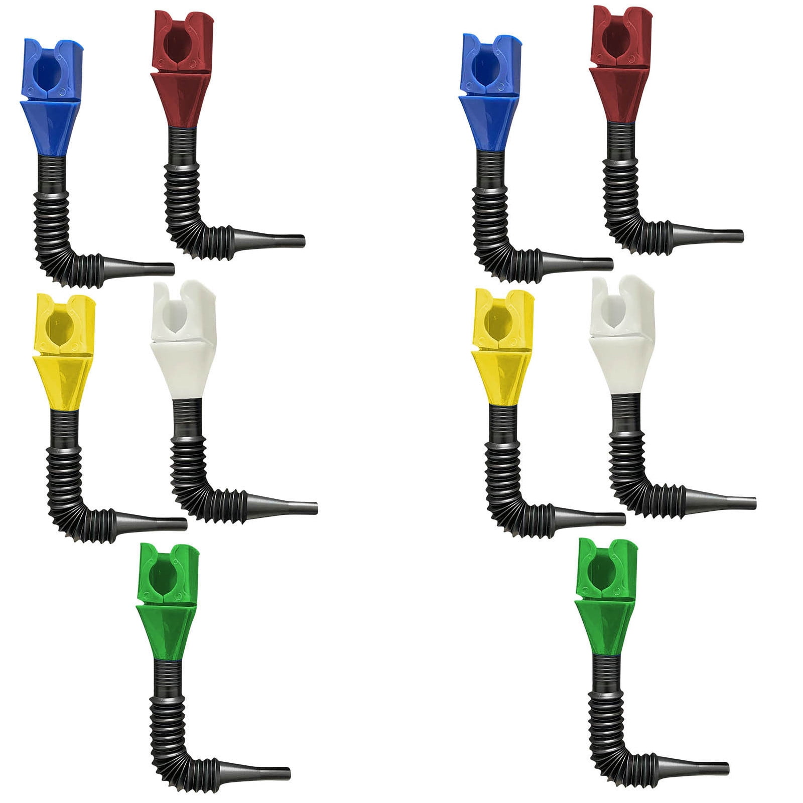Hesxuno 10pc Retractable Auto Funnel Self Driving Emergency Tools ...