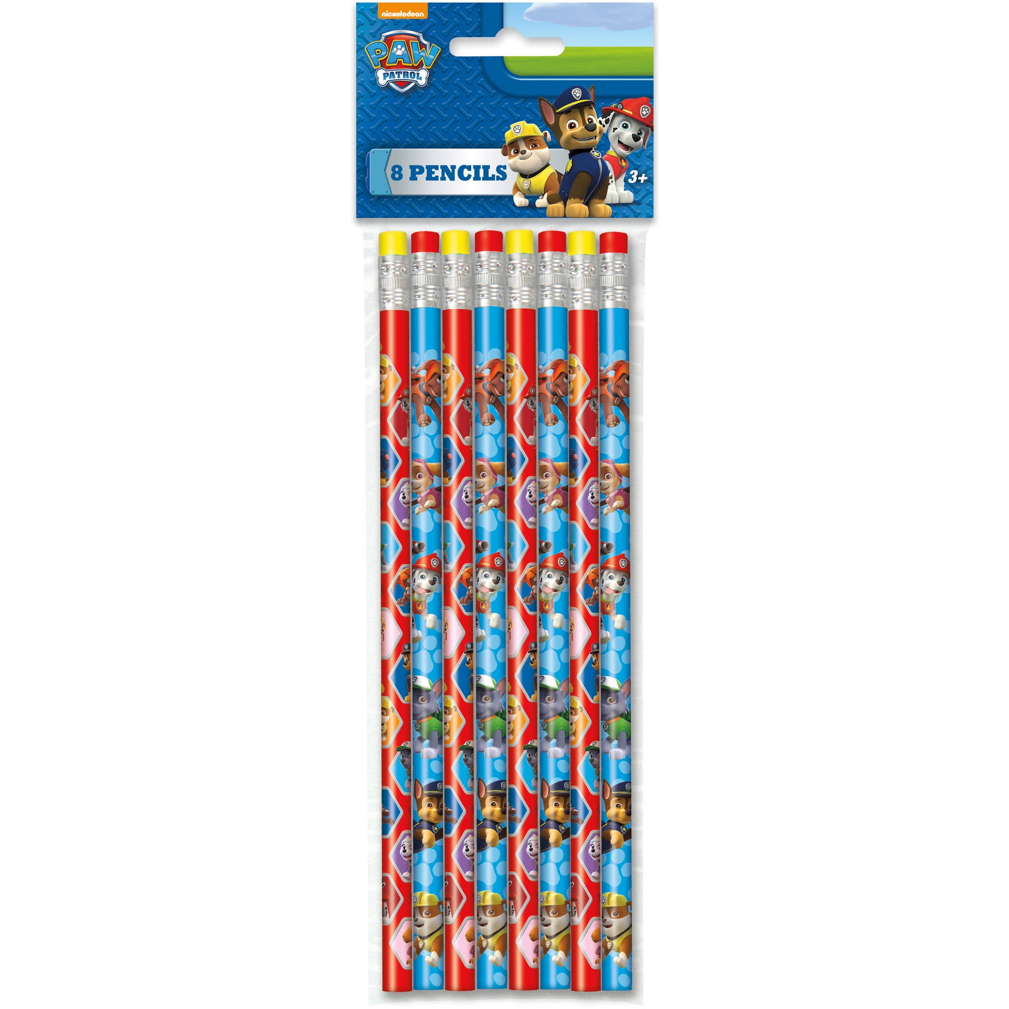 PAW Patrol Pencils, 8ct - Walmart.com