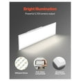 1x4 FT LED Flat Panel Light, 2-Pack - 5700LM Ceiling Light Fixture ...