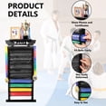 Karate Belt Display Rack with Stickers, Wall Hanging Martial Arts Belts ...