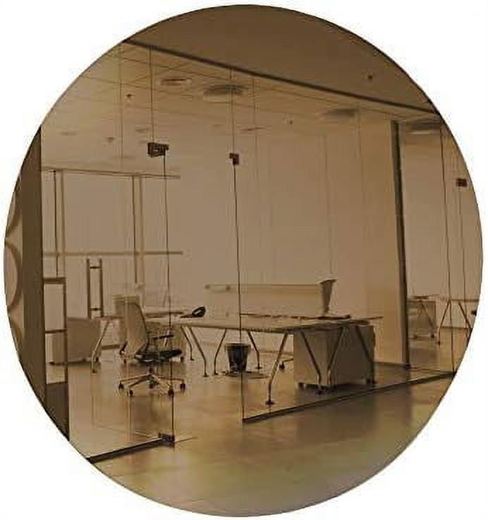 5” Bronze Round Blank Mirror Discs Smooth Edge DIY Plexiglass Tiles ...