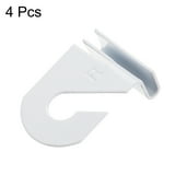 Uxcell 4 Pair Drop Ceiling Hooks 1" W Metal T-Bar Track Clip Suspended ...