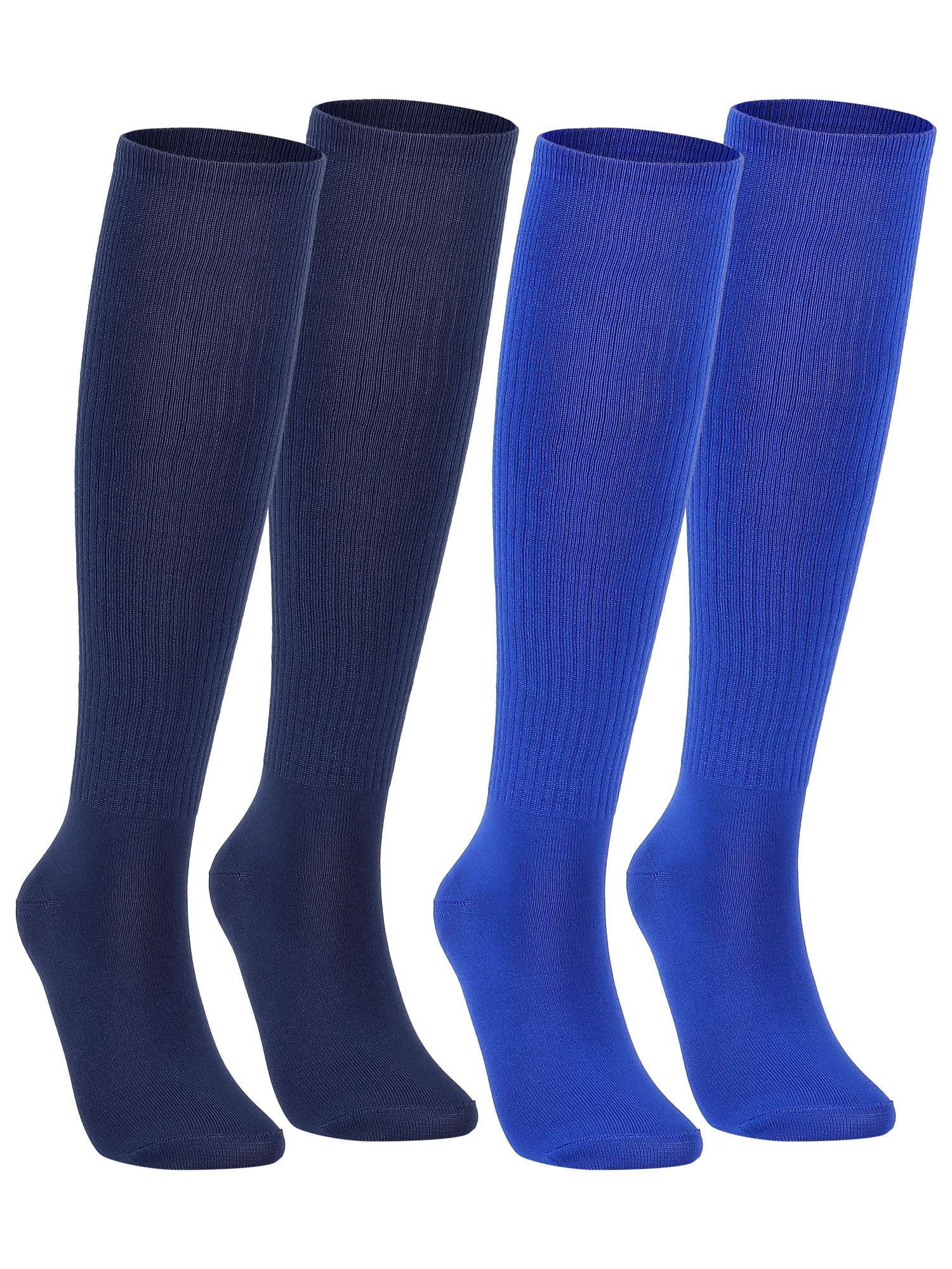 Spencer 2 Pairs Knee High Compression Socks for Women & Men, Multi ...