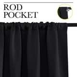 NICETOWN Blackout Curtains 34x54 inch, Thermal Insulated Rod Pocket ...