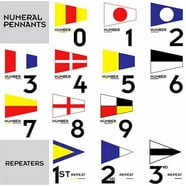 Set of 40 International Maritime Nautical Marine Signal Code Flags ...