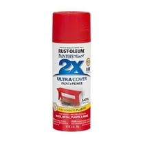 Rust-Oleum Painter's Touch 2X Ultra Cover Satin Poppy Red Paint+Primer ...