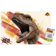 Jurassic World: Dominion - T. Rex Focal Wall Poster, 14.725" x 22.375 ...