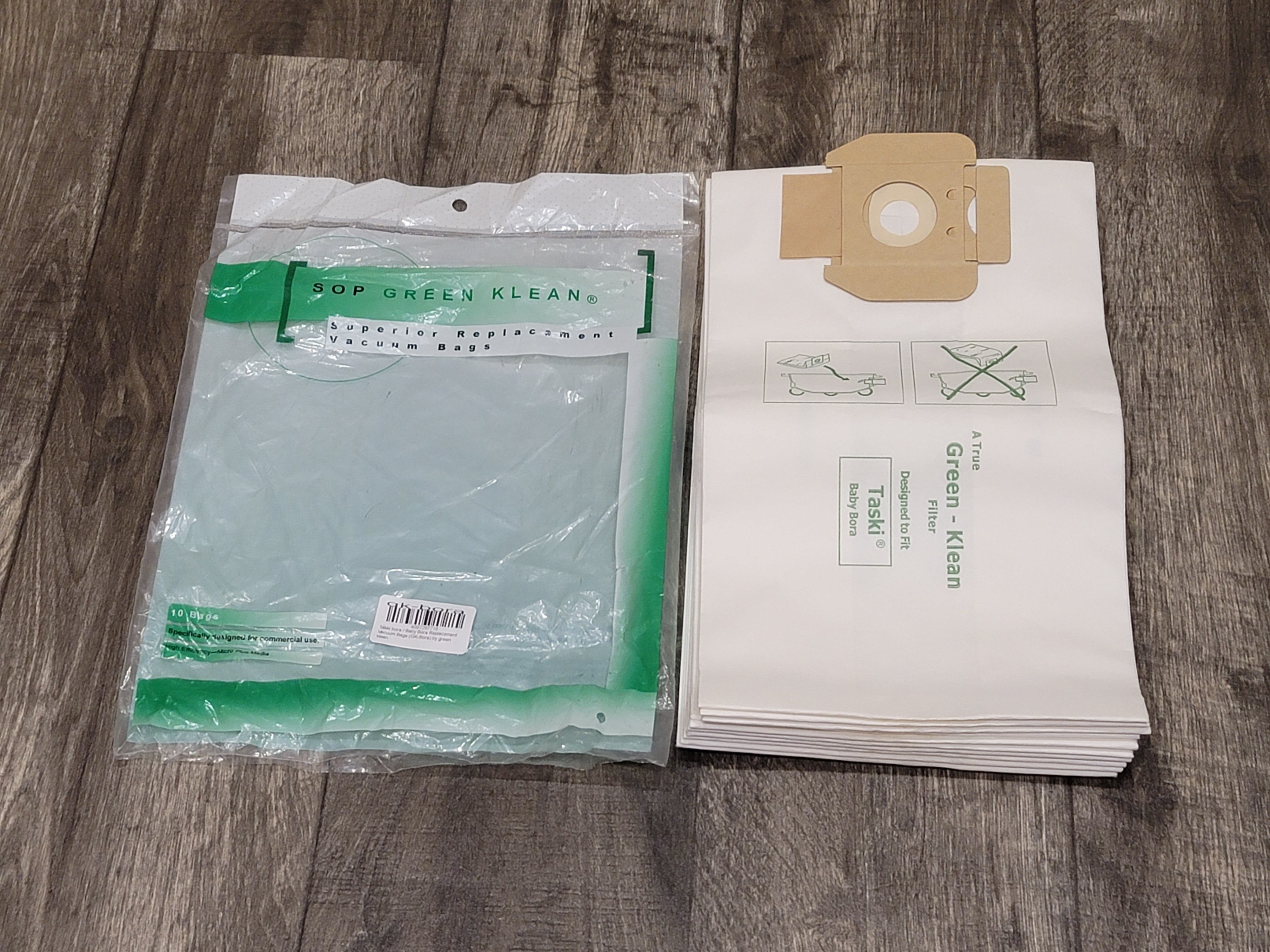 Taski Bora Baby Bora Replacements Vacuum Bags 10 in Pack GK-BORA ...