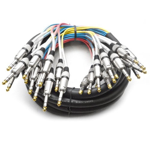 Click here for Seismic Audio 12 Channel 1/4 Trs Snake Cable - 15... prices