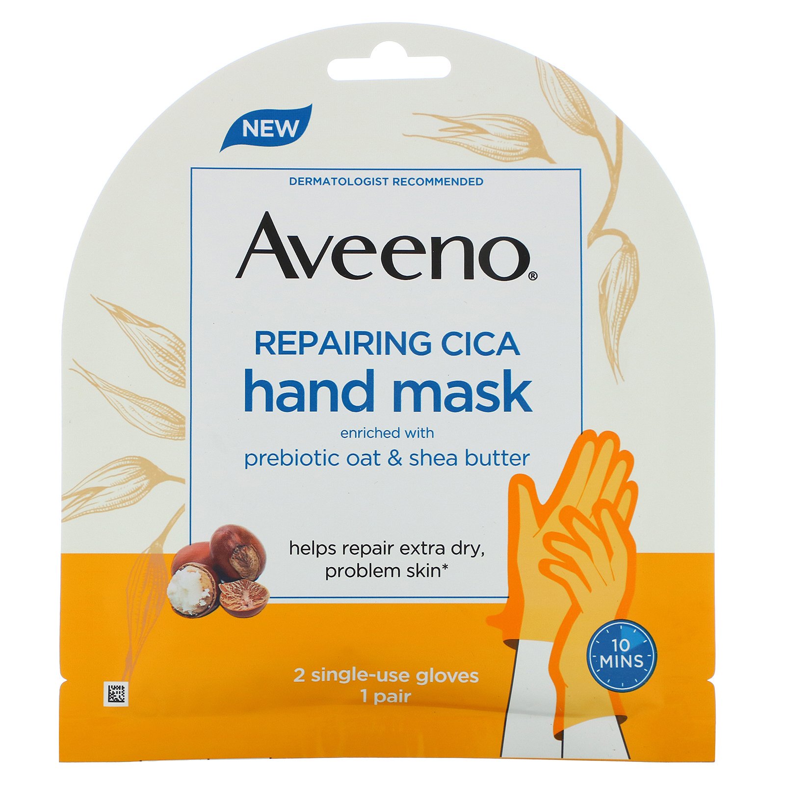 Click here for Aveeno  Repairing Cica Hand Mask  2 Single-Use Glo... prices