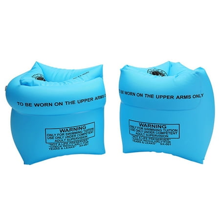 2 Pcs Inflatable Arm Floaties Arm Bands Floatation Sleeves Water Wings ...