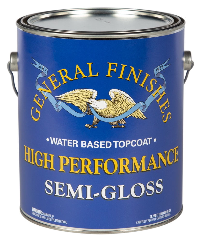 General Finishes, High Performance Polyurethane Topcoat, Semi-Gloss ...