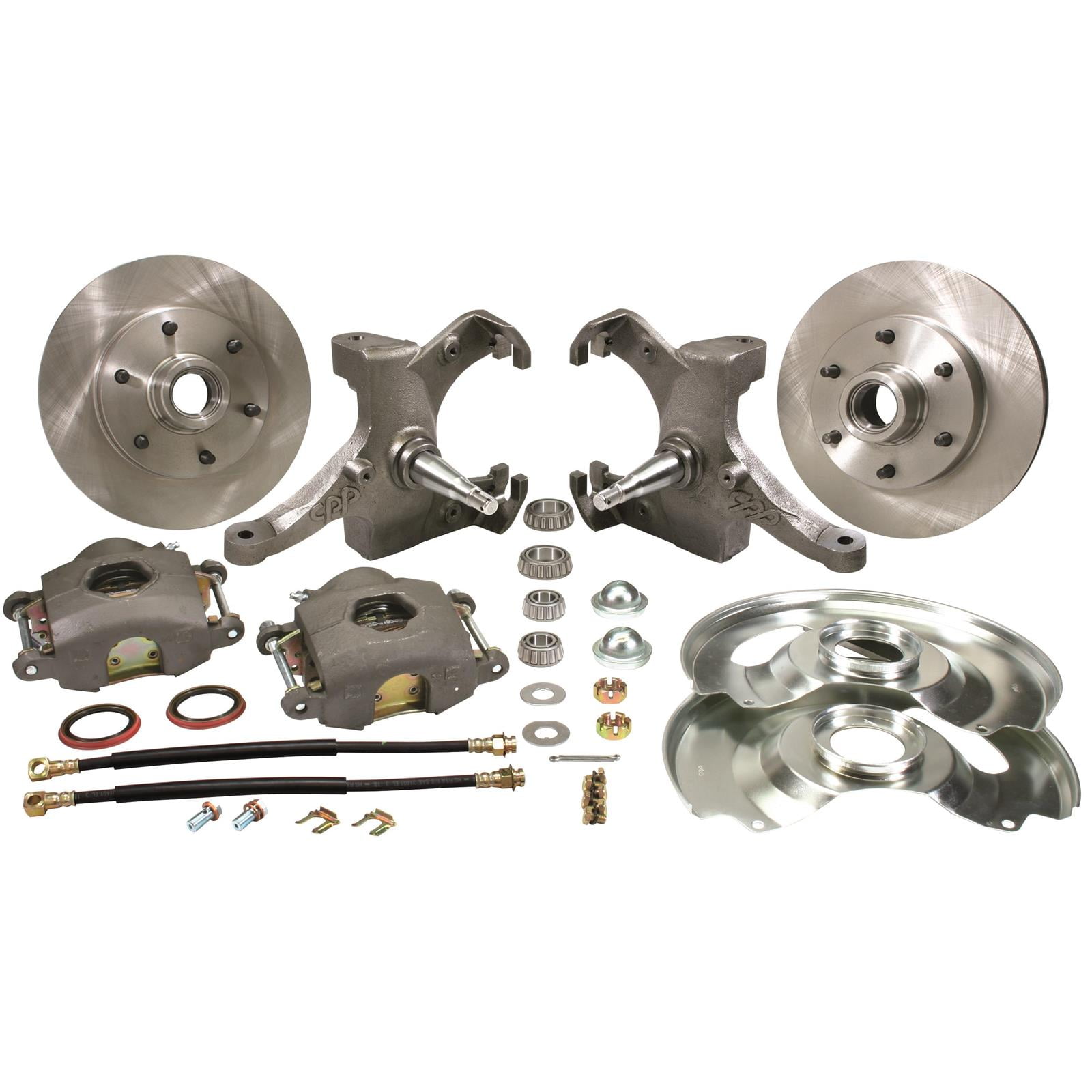 CPP 6370SWBK-60E 1963-70 Chevy Truck Disc Brake Kit, 2 Inch Drop ...