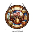 250th Anniversary Suncatcher Hanging Ornament American Flag Liberty ...