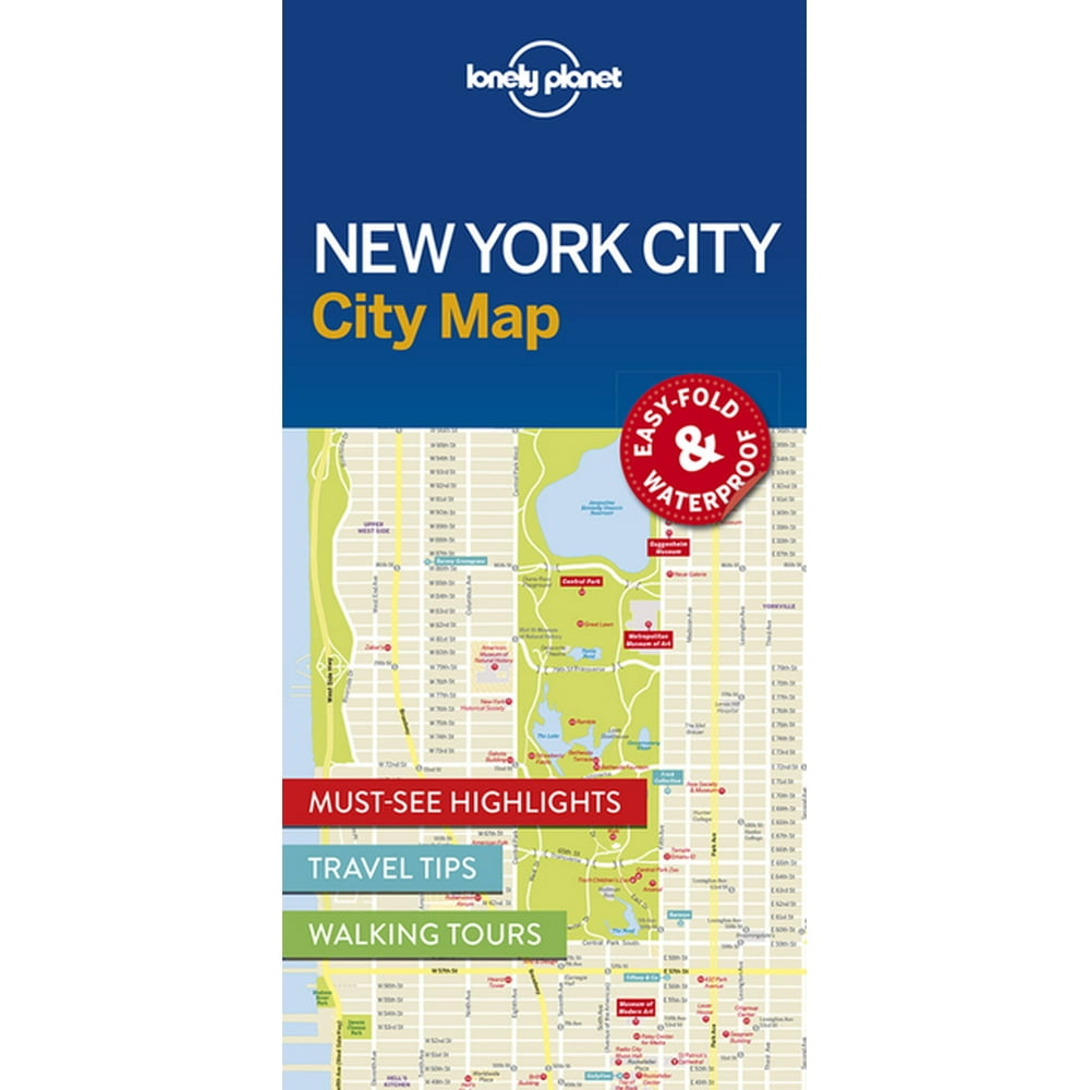 New york city map - folded map: 9781786574145 - Walmart.com - Walmart.com