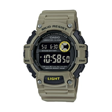 Casio Fishing Timer and Moon Graph Analog-Digital Watch, Black ...