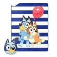Bluey, Happy Hugs Character Cloud Pillow & Silk Touch Sherpa Throw ...