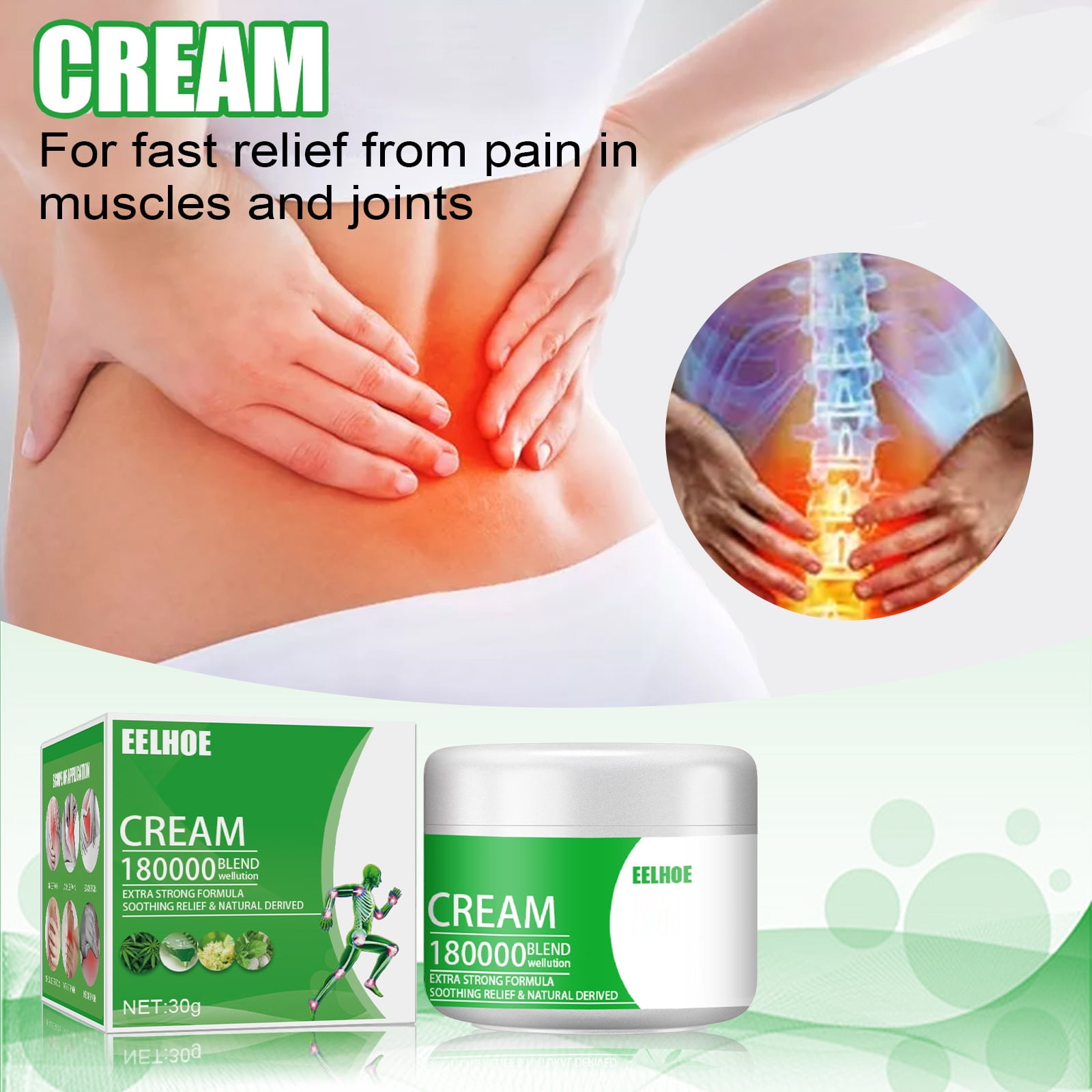 crema para el dolor articular Gel para el alivio calmante del dolor ...