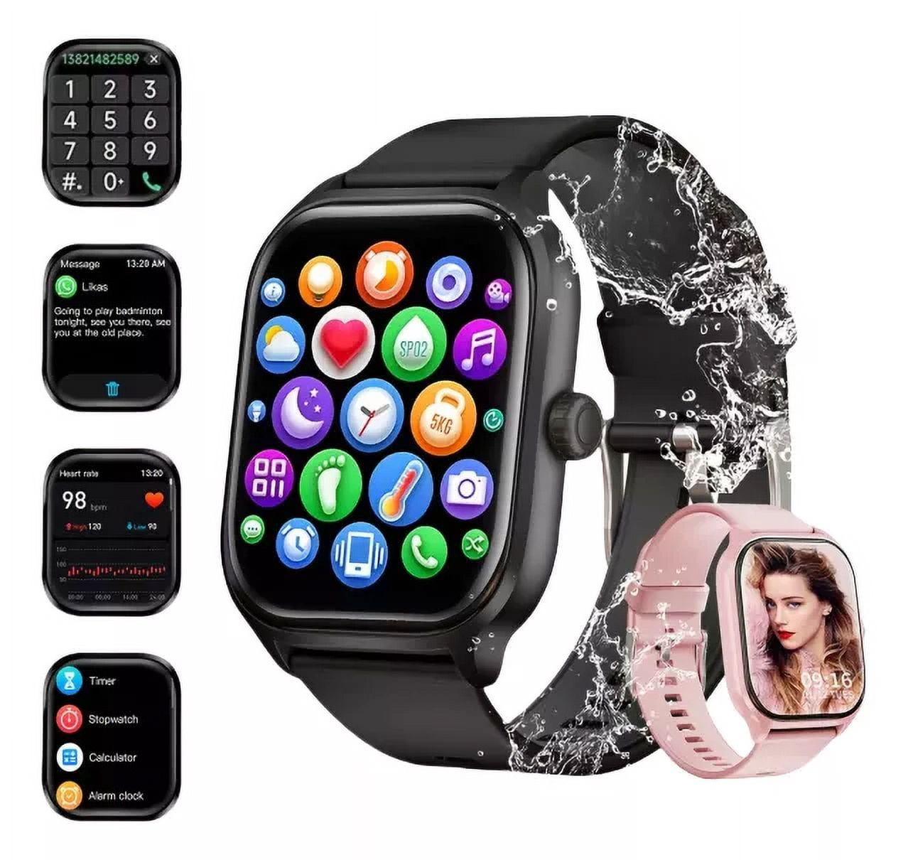 Smartwatch 2'' Reloj Inteligente Bt Llamada Voz Ip68 | Bodega Aurrera ...