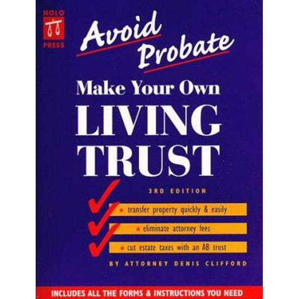 Make Your Own Living Trust 0873374290 Paperback Used Walmart make-your-own-living-trust-0873374290-paperback-used-walmart