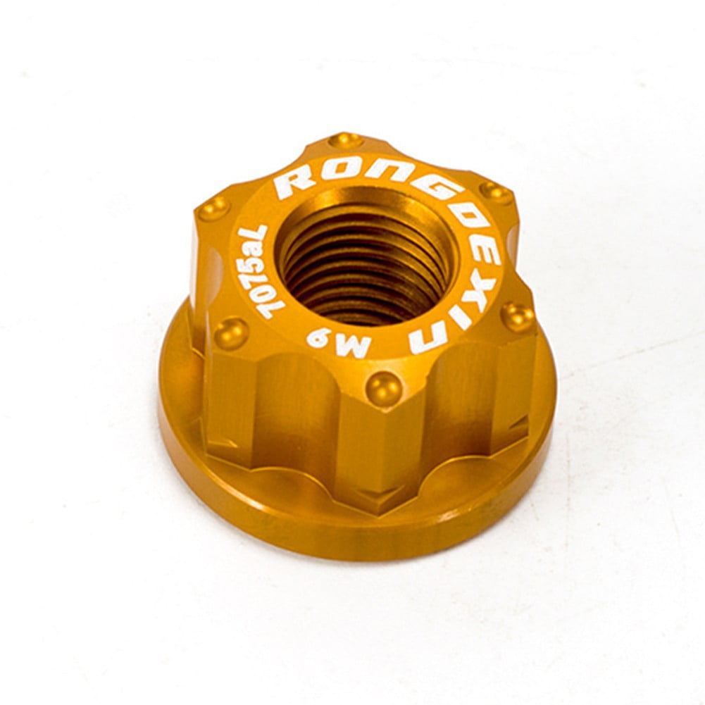 QXKE M9 Bike Bicycles Track Wheel Nuts Wheels Hub Axle Integrated ...
