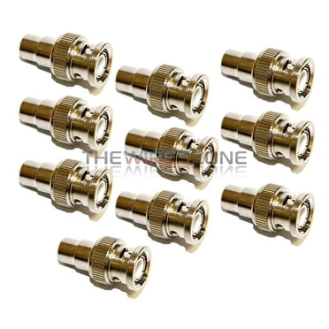 C&E BNC Barrel Connector (Coupler), BNC Female to BNC Female, 5 Pack ...