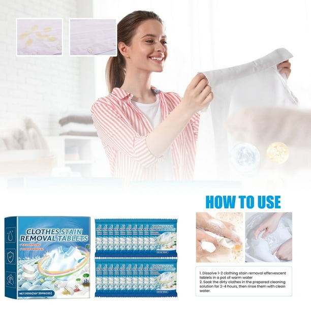 Clothes Cleaning Effervescent Tablet Clothes Cleaning Clean Stains Oil ...