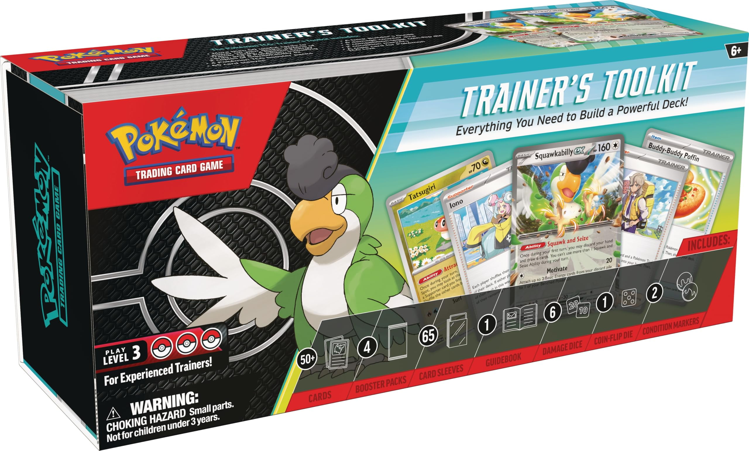Kit de herramientas para entrenador Pokémon TCG 2024 con cartas, dados ...